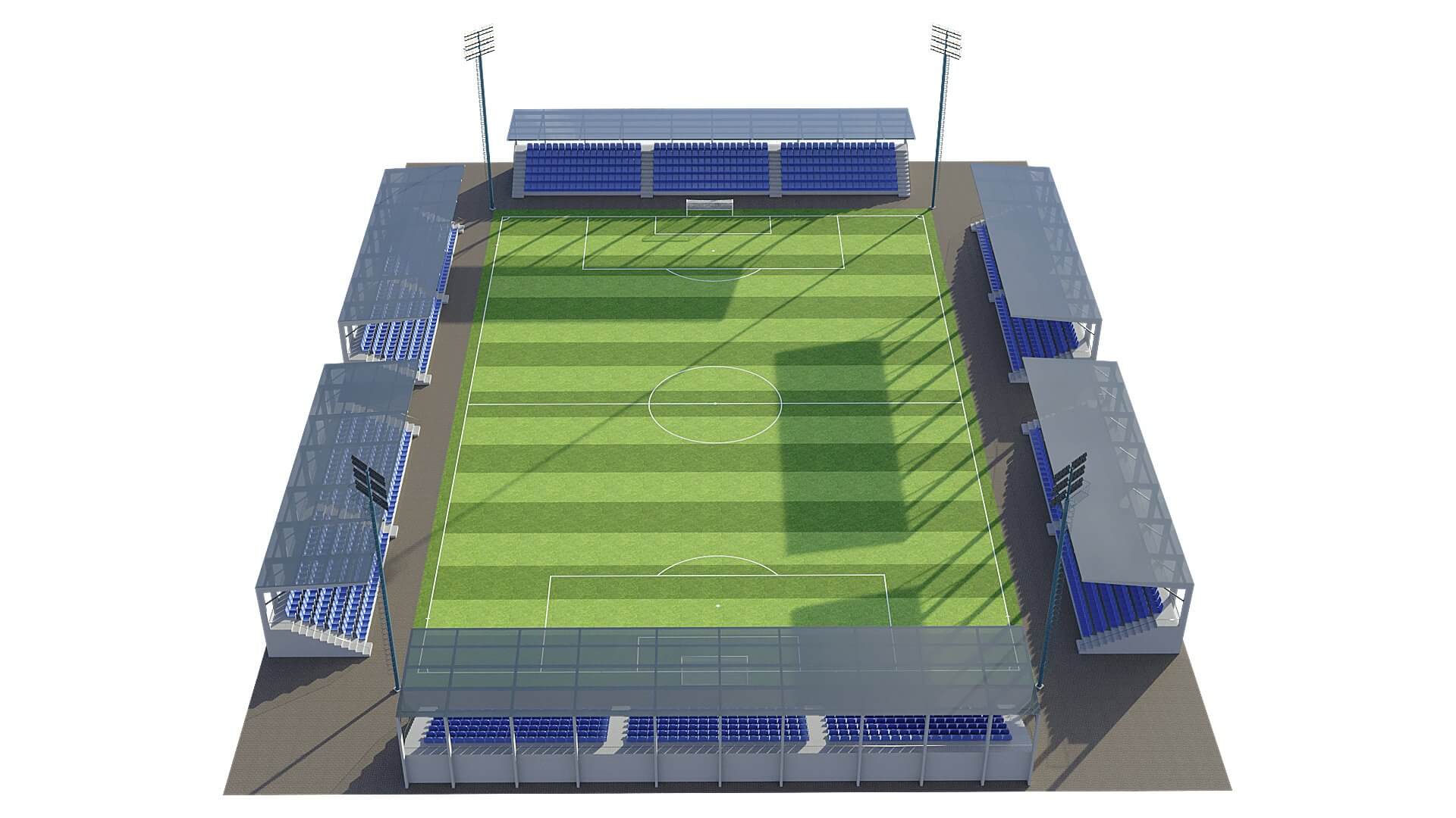 Soccer Football Field - 3D Model by PPro