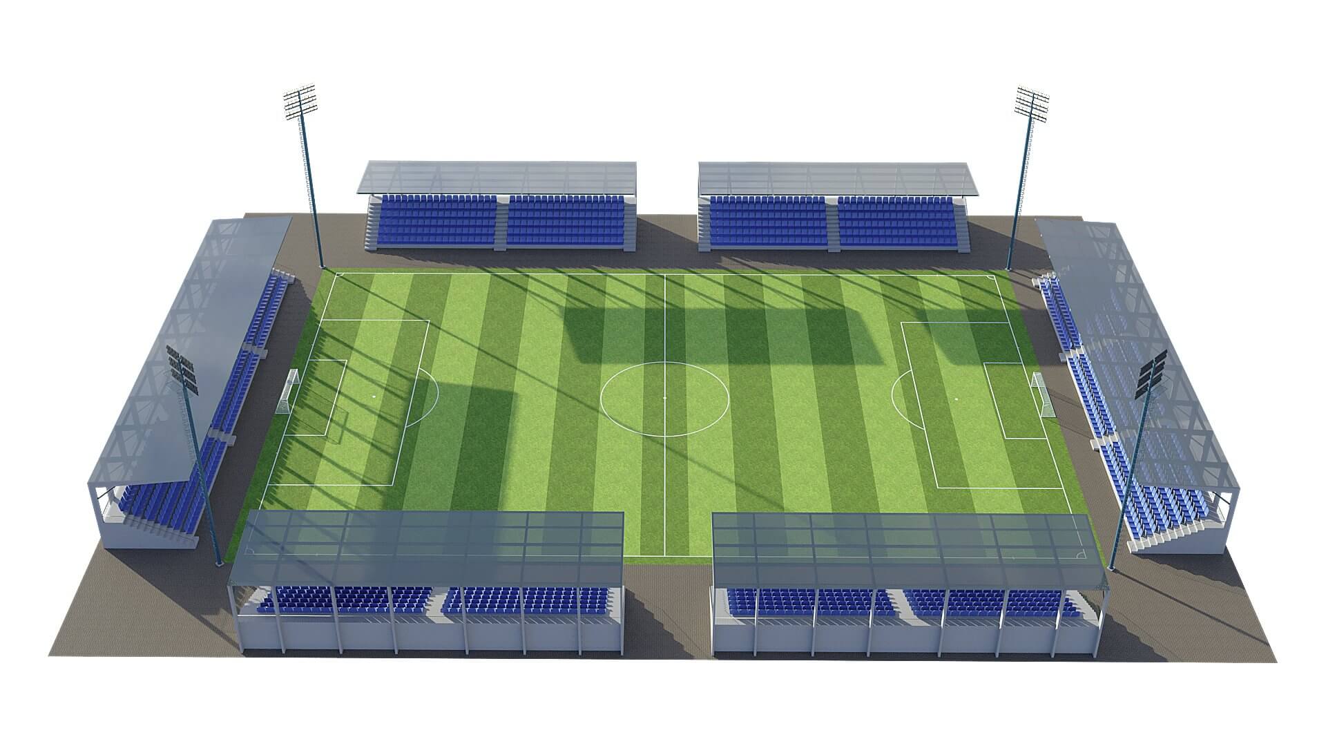 Soccer Football Field - 3D Model by PPro
