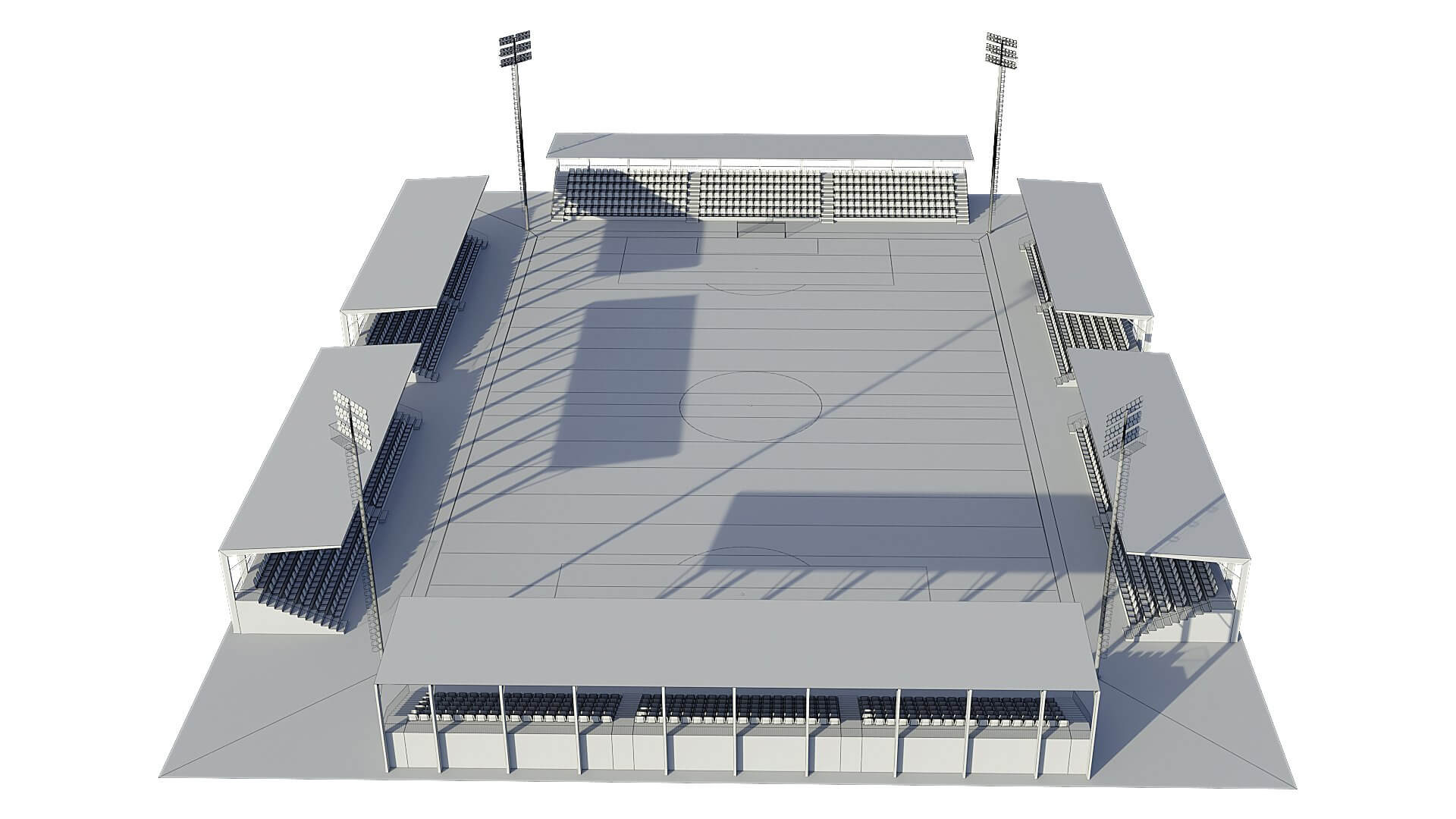 Soccer Football Field - 3D Model by PPro