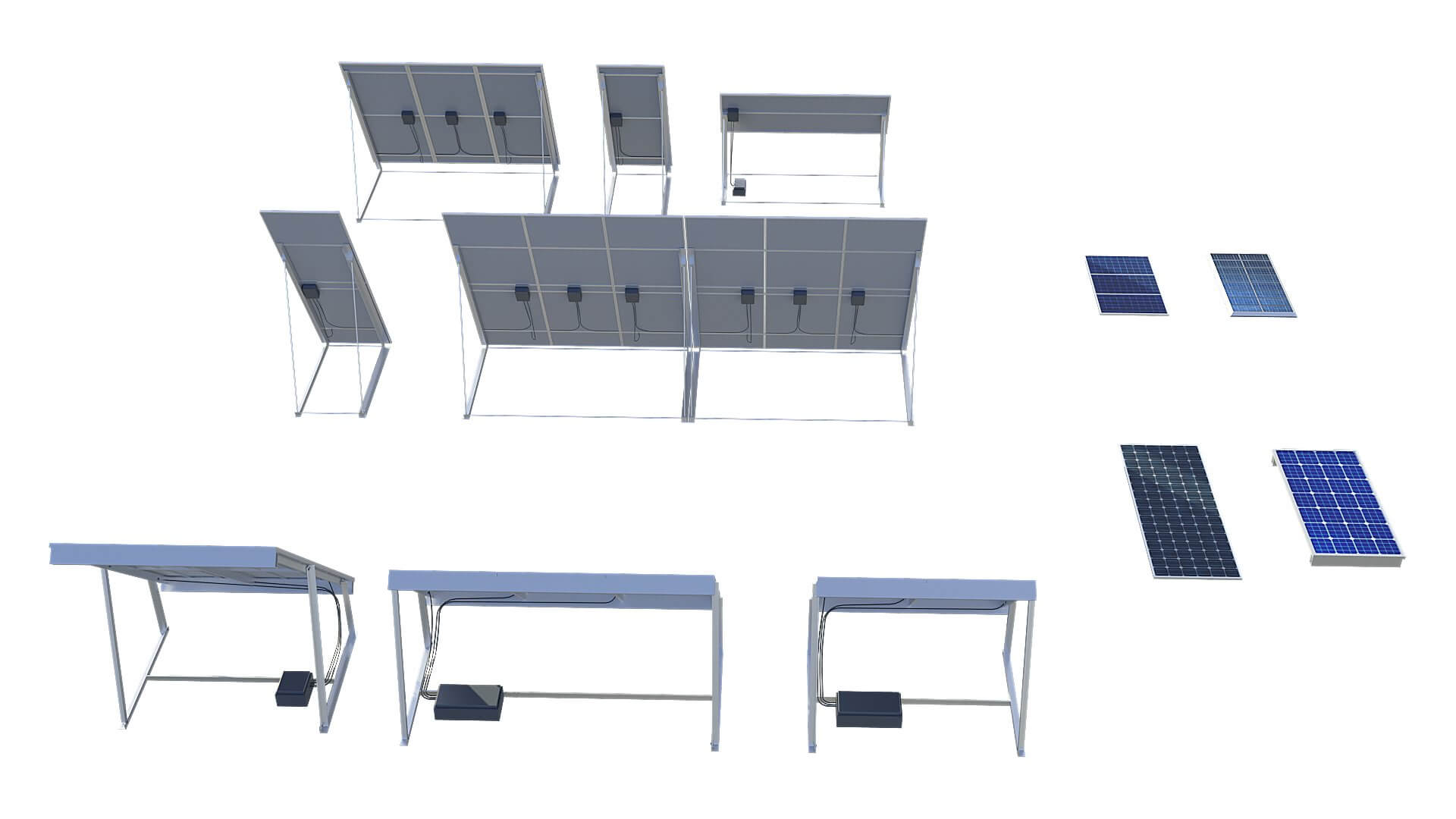 Solar Panels Pack - 3D Model by PPro