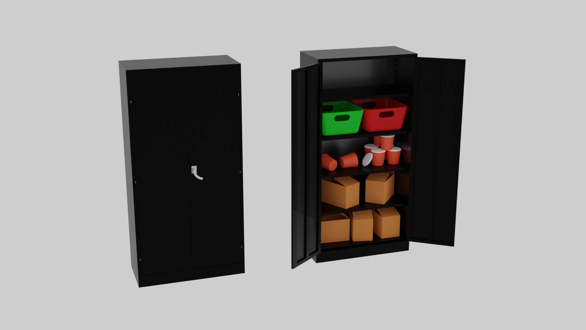 Cabinet Iron - 3D Model by PR-BERMOD