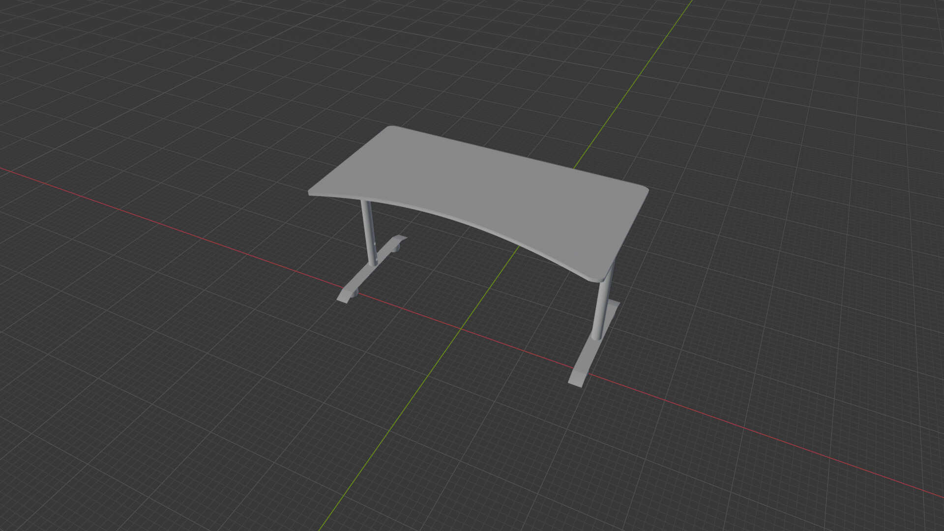 Iron Gaming Desk - 3D Model by PR-BERMOD