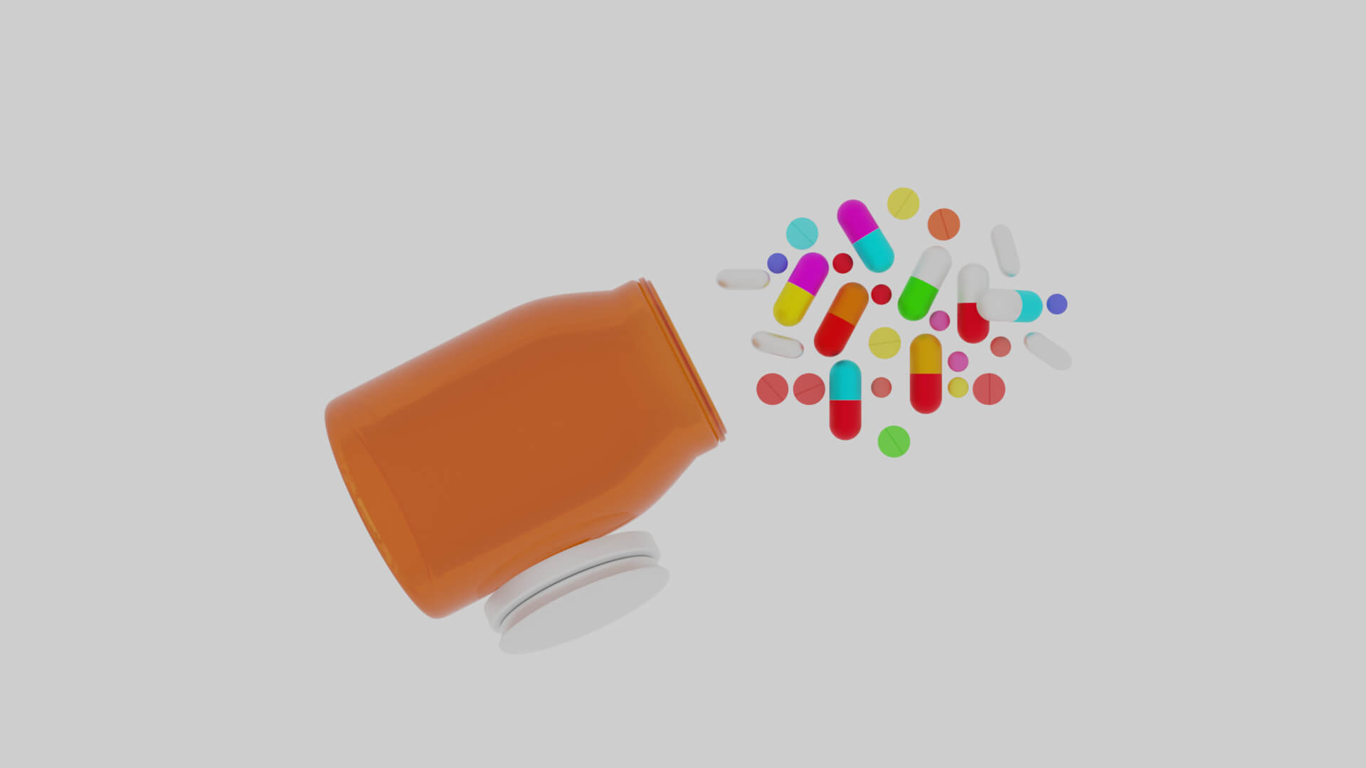 Medicine Tablets - Free 3D Model by PR-BERMOD