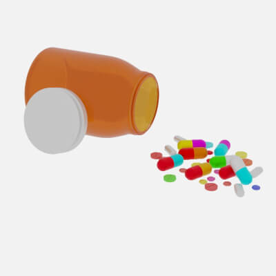 Medicine Tablets - Free 3D Model by PR-BERMOD