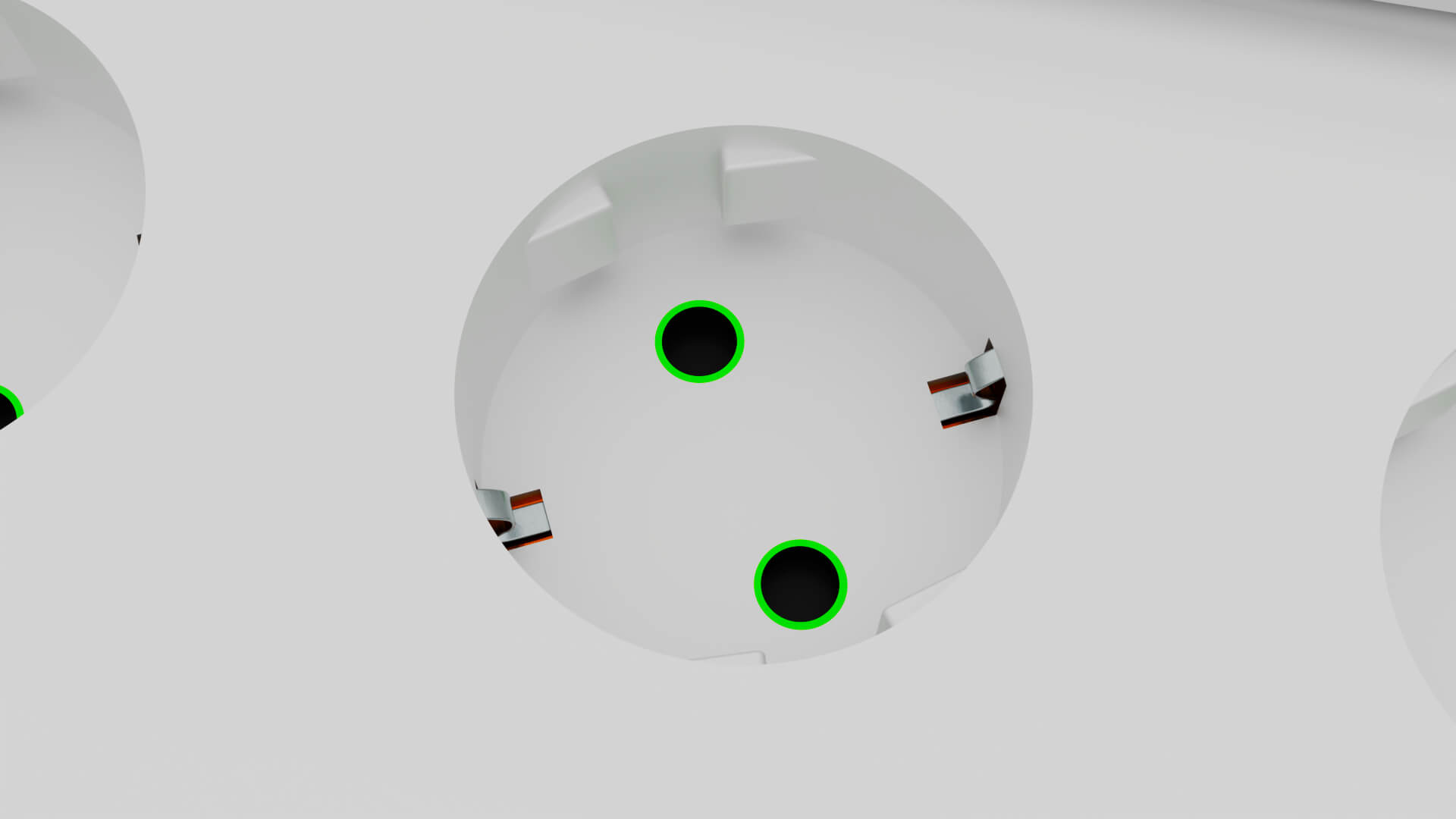 Multiple Electrical Socket - 3D Model by PR-BERMOD