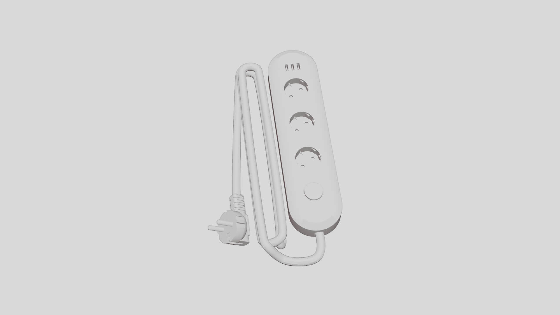 Multiple Electrical Socket - 3D Model by PR-BERMOD