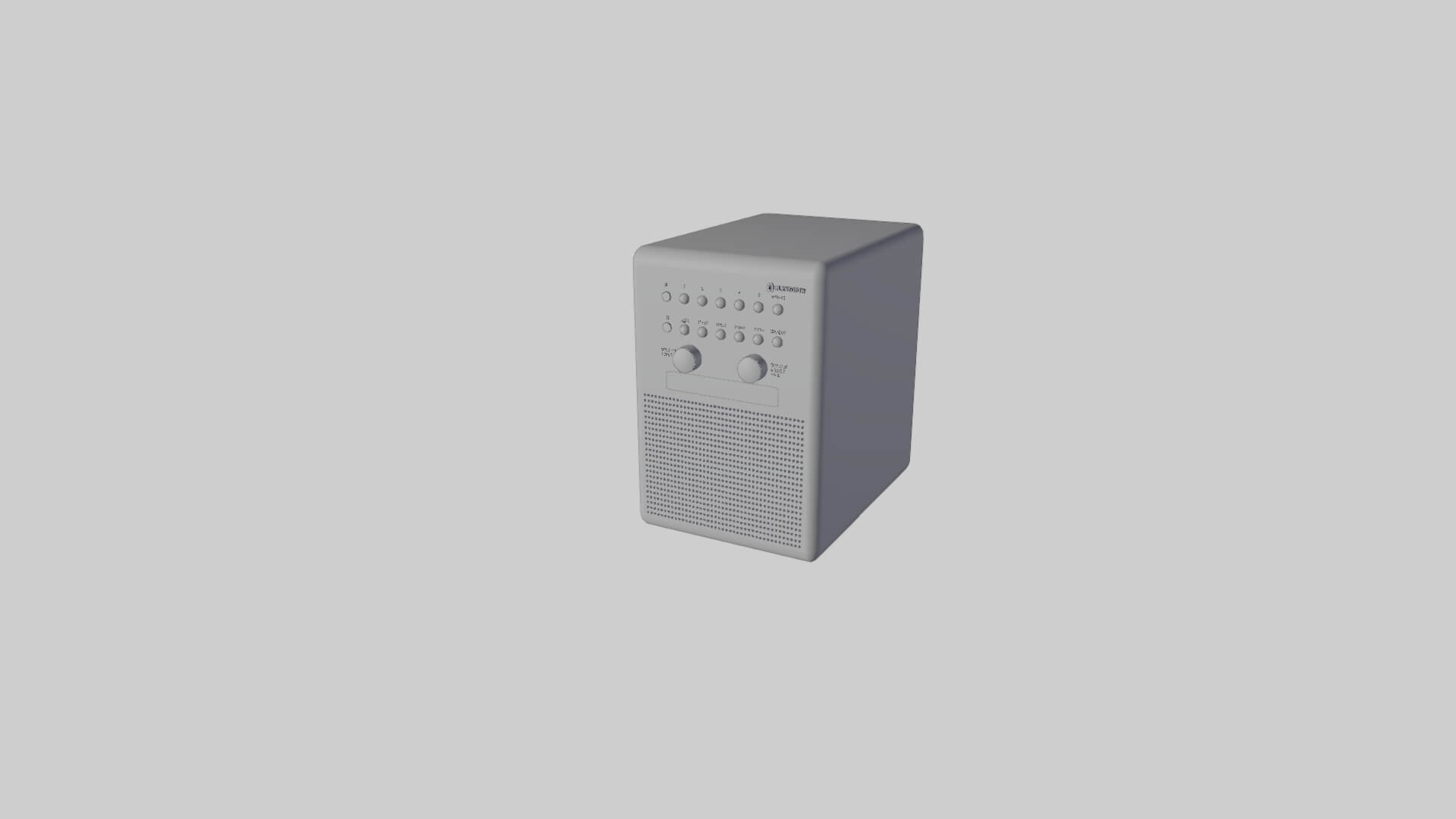 Radio Portable - 3D Model by PR-BERMOD