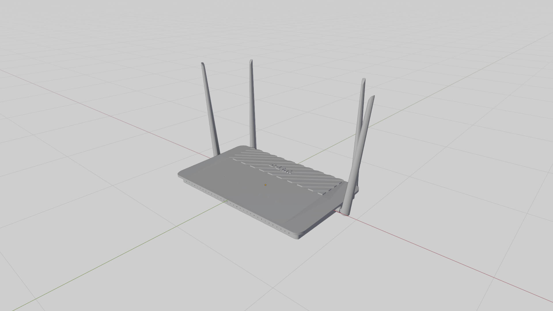Router Modem - 3D Model by PR-BERMOD
