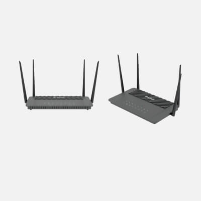 Router Modem - 3D Model by PR-BERMOD