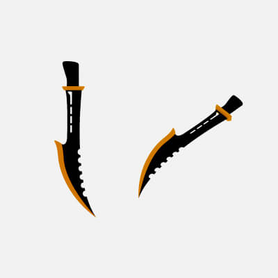 Curved sword - 3D Model by PR-BERMOD