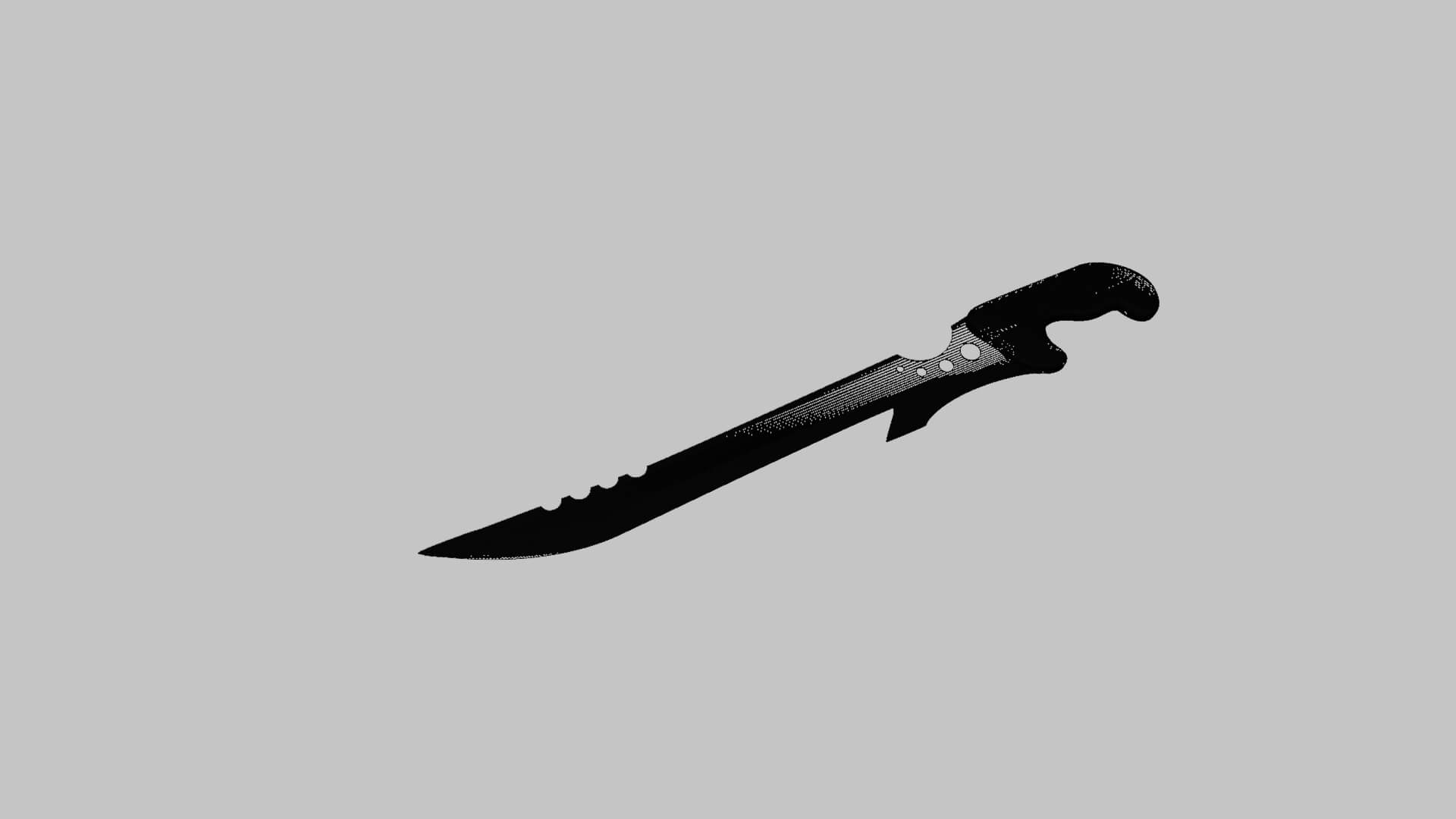 Sharp Iron Sword - Free 3D Model by PR-BERMOD