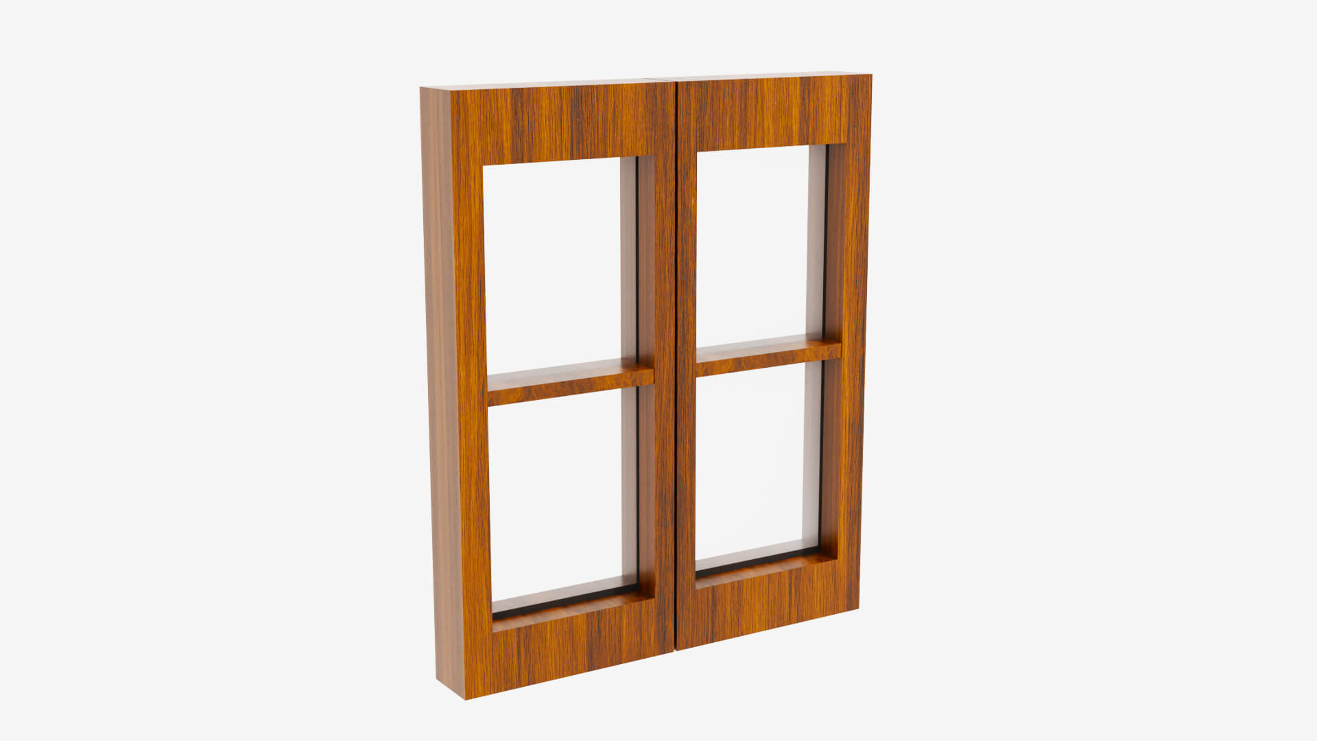 Windows Wood - Free 3D Model by PR-BERMOD