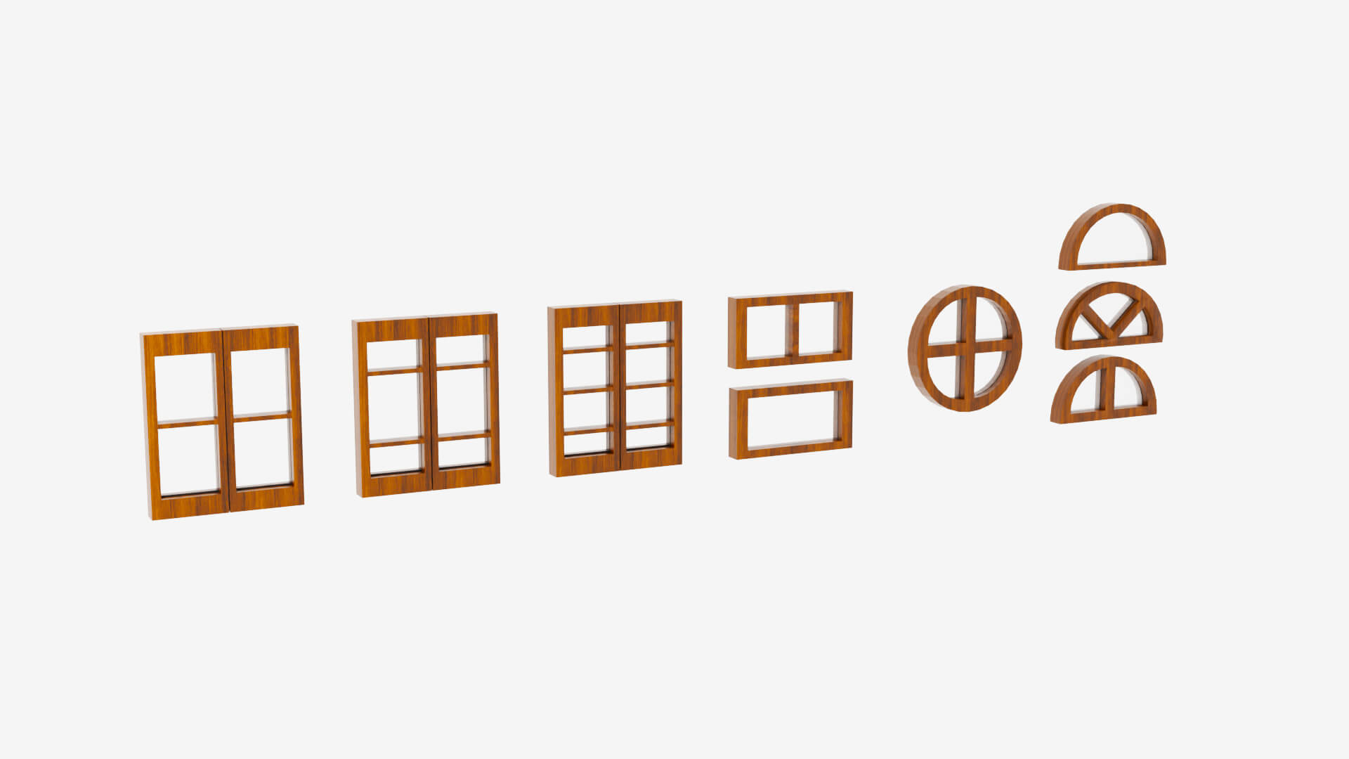 Windows Wood - Free 3D Model by PR-BERMOD