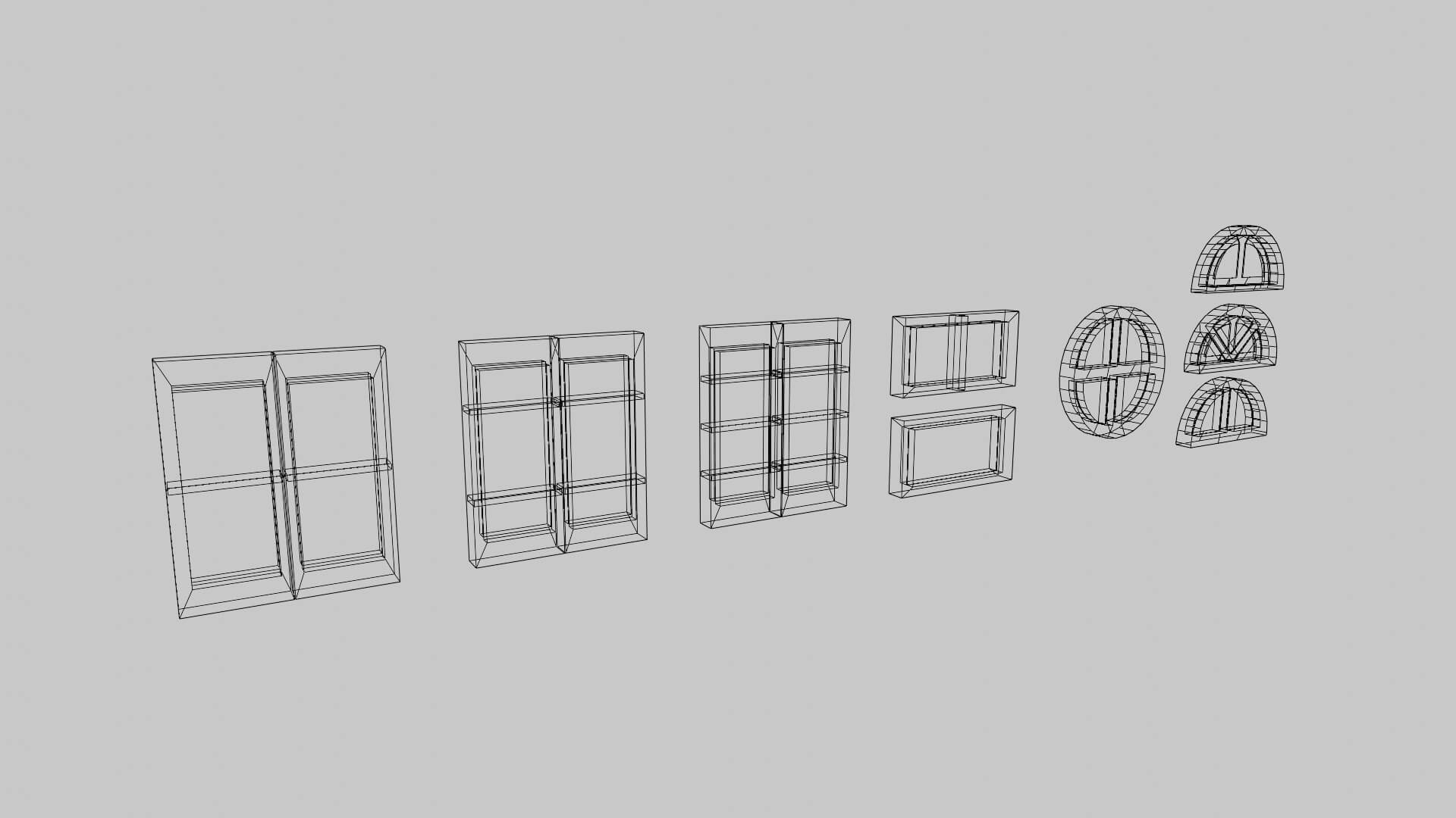 Windows Wood - Free 3D Model by PR-BERMOD