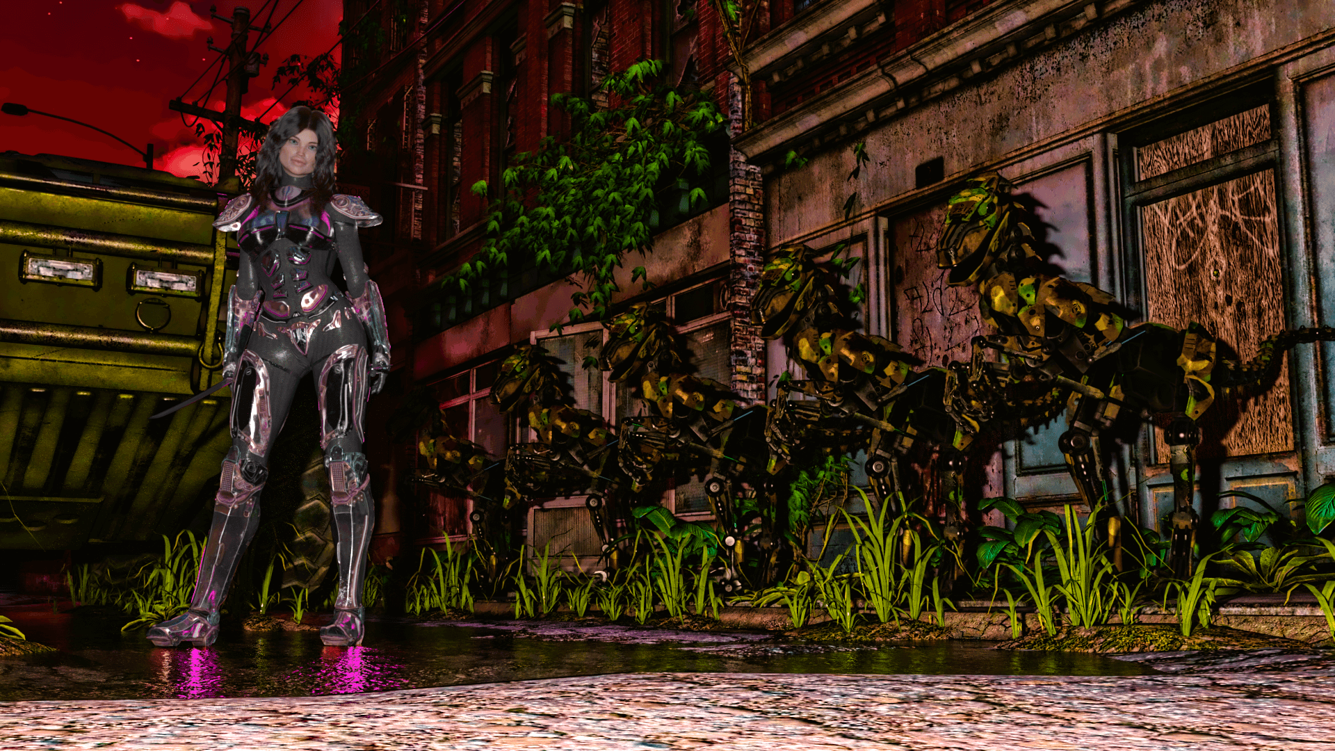 Striker Angel 3D Render, Digital Art by pr409434