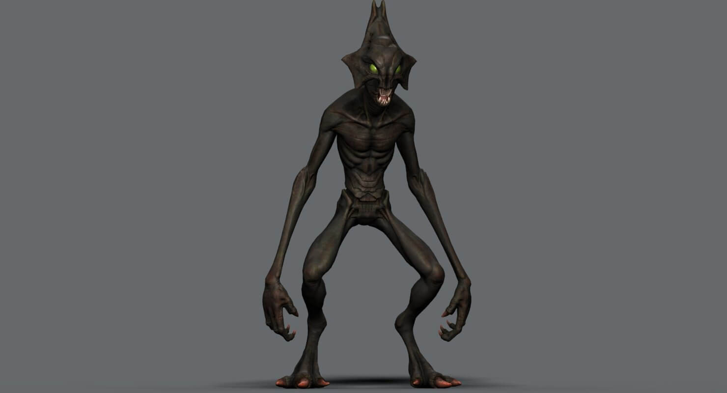 Alien - 3D Model by Pradipta