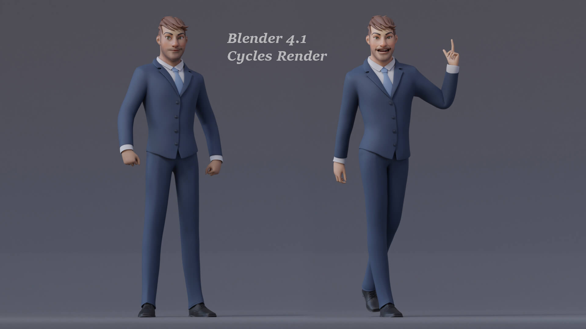 Andy Cartoon Guy Rig - 3D Model by Pradipta