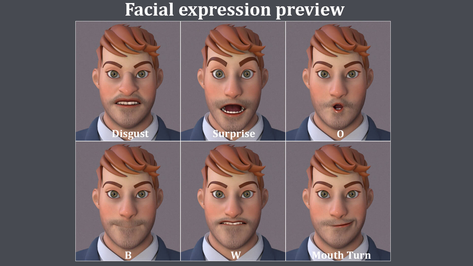 Anna and Andy Cartoon Rig - 3D Model by Pradipta