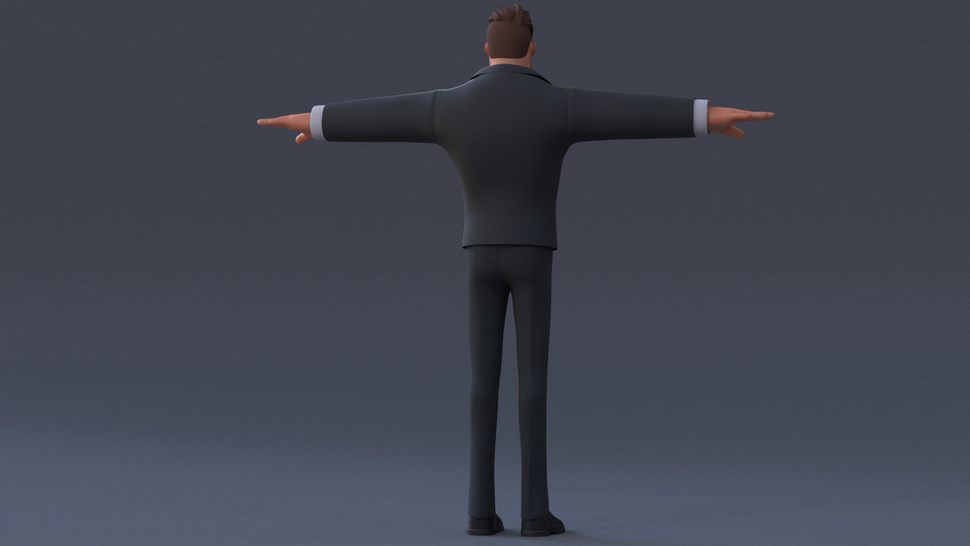 Boss Cartoon Rig - 3D Model by Pradipta
