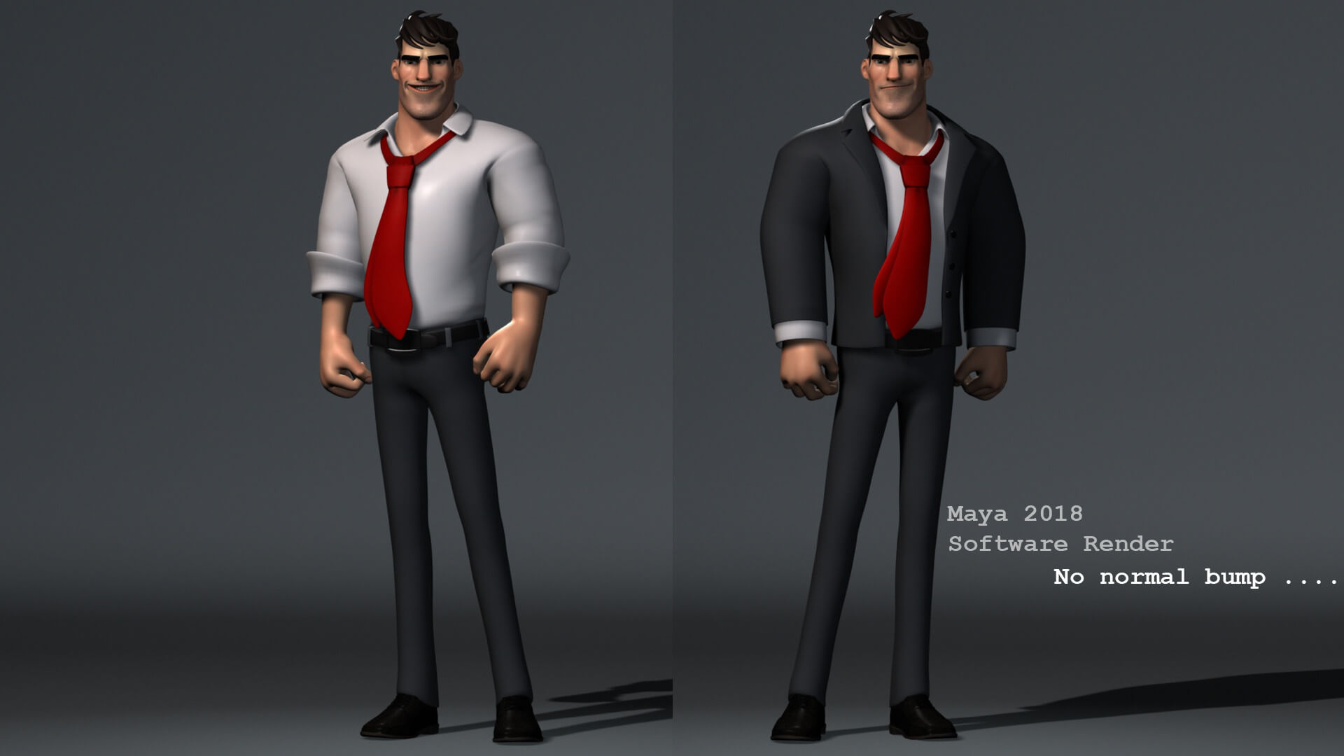 Boss Cartoon Rig - 3D Model by Pradipta
