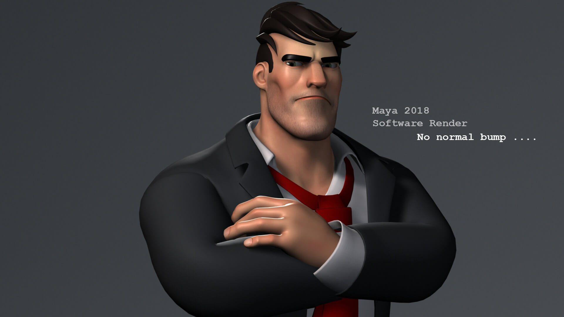 Boss Cartoon Rig - 3D Model by Pradipta