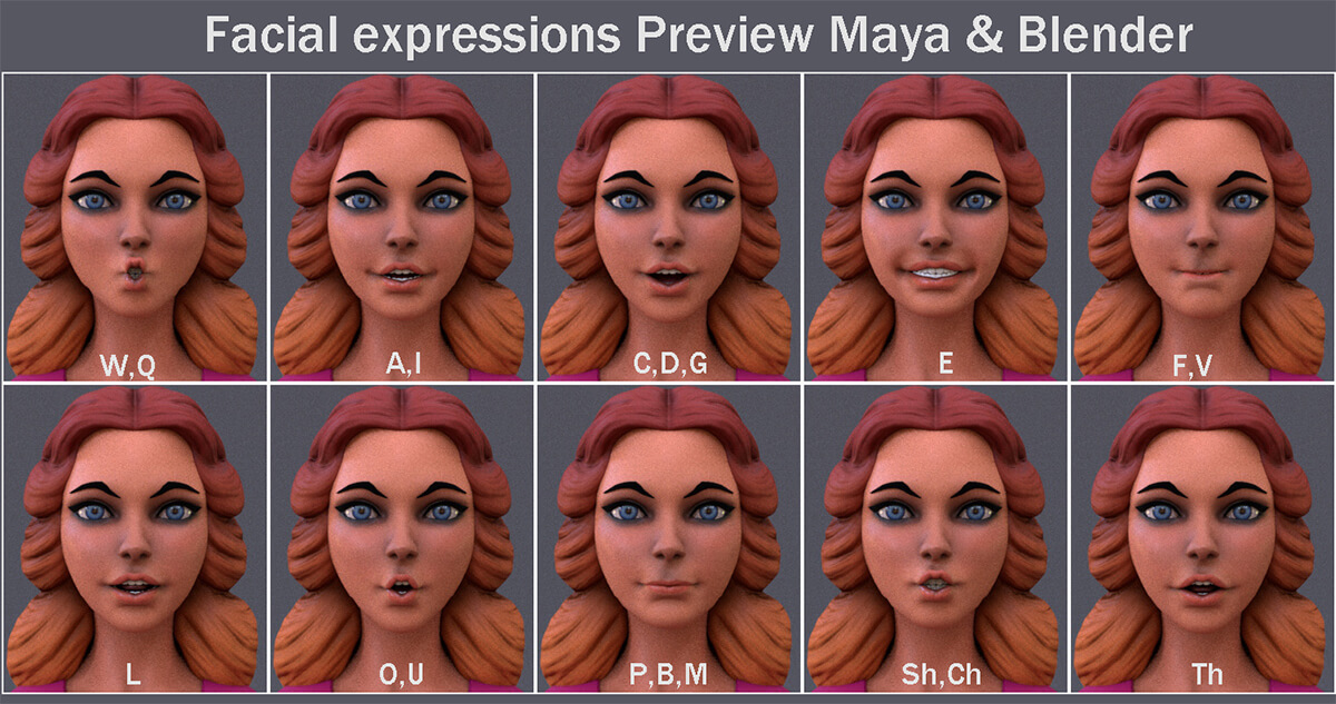 Cartoon Girl Rig - 3D Model by Pradipta