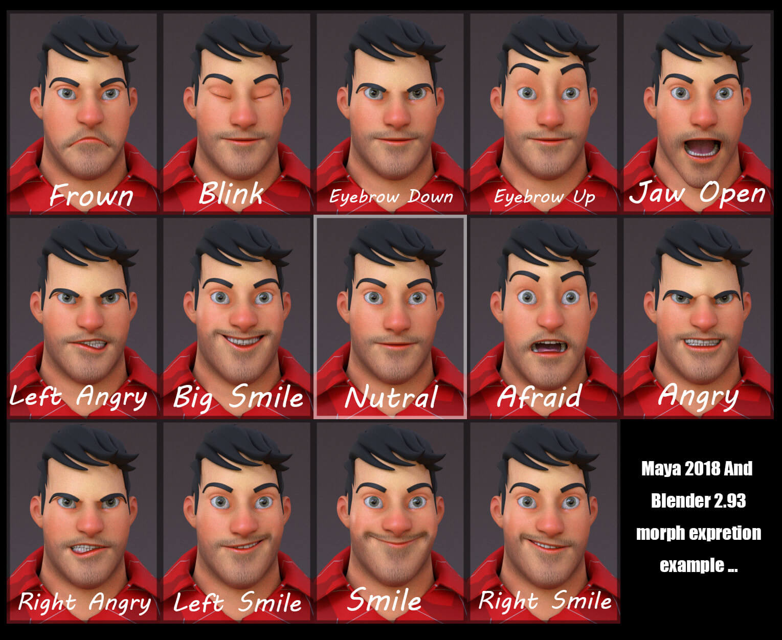 David Violet Cartoon - 3D Model by Pradipta