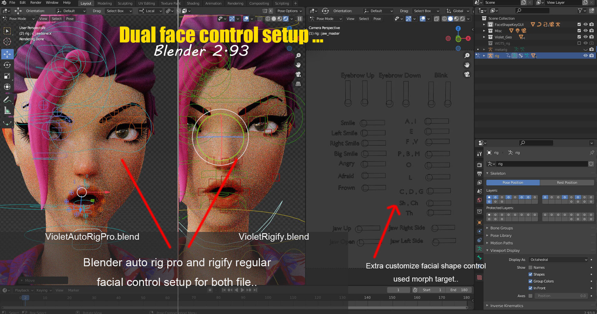 David Violet Cartoon - 3D Model by Pradipta