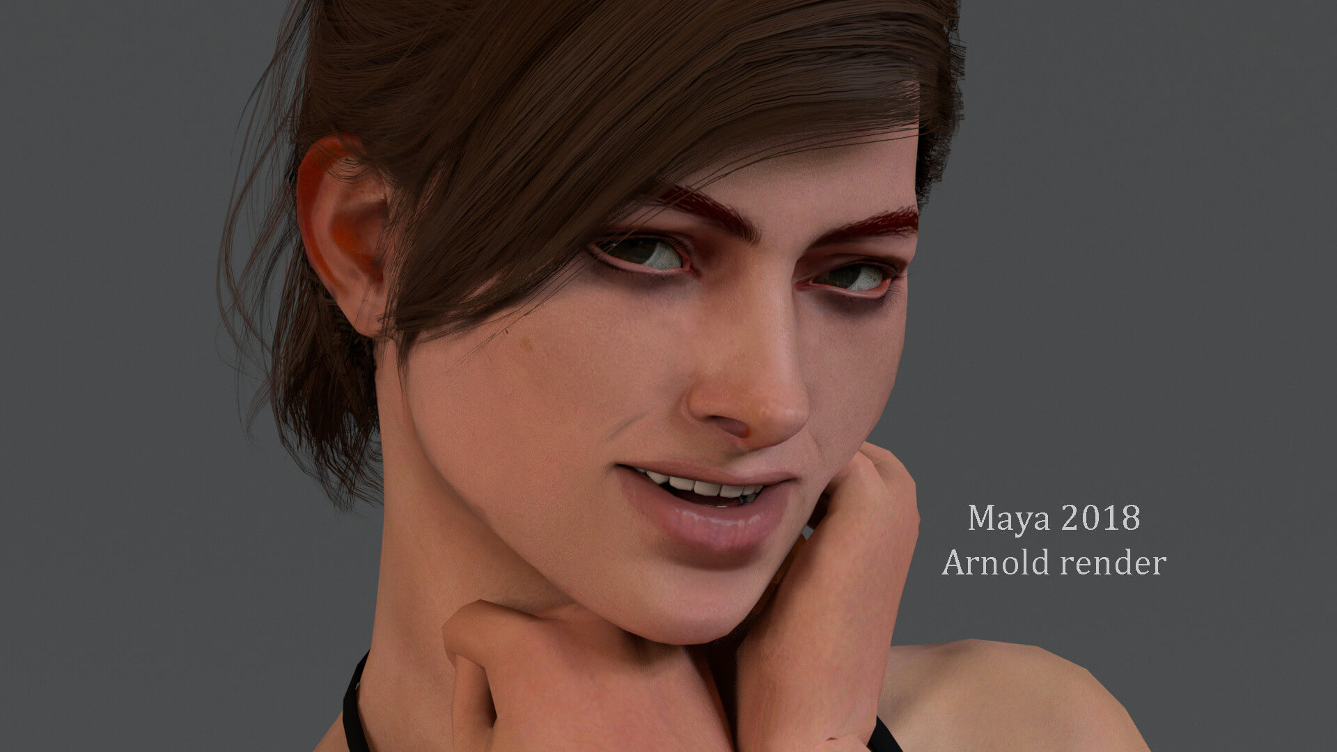 Female Base Character - 3D Model by Pradipta