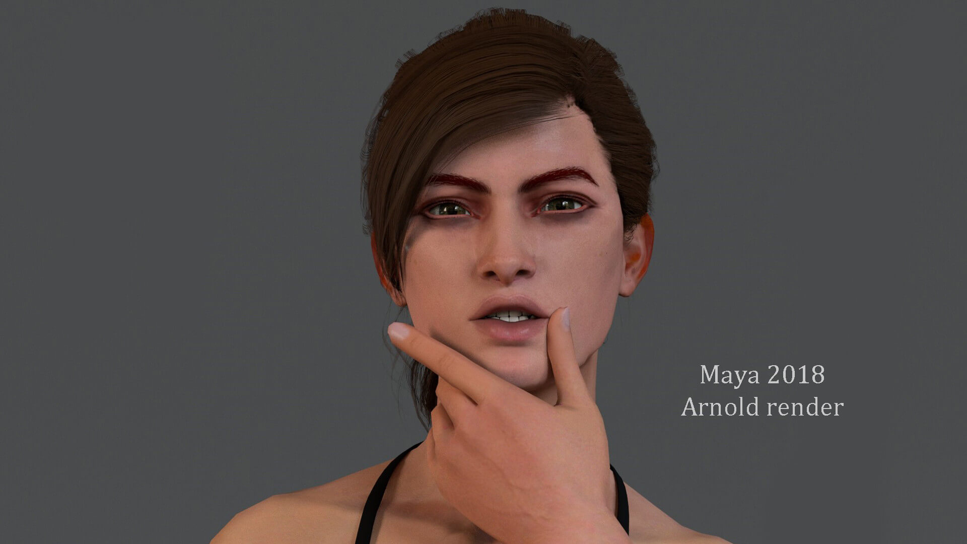 Female Base Character - 3D Model by Pradipta