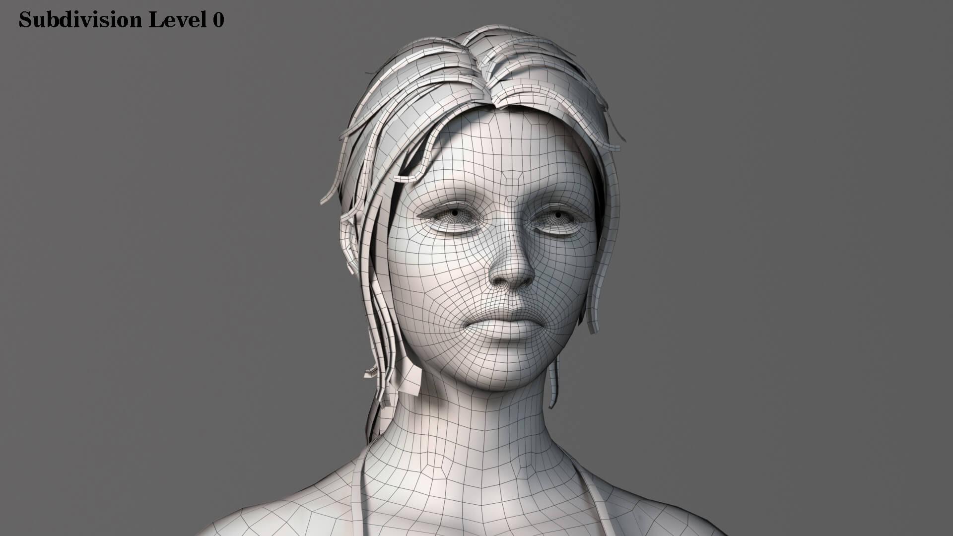 Female Base Full Rig - 3D Model by Pradipta