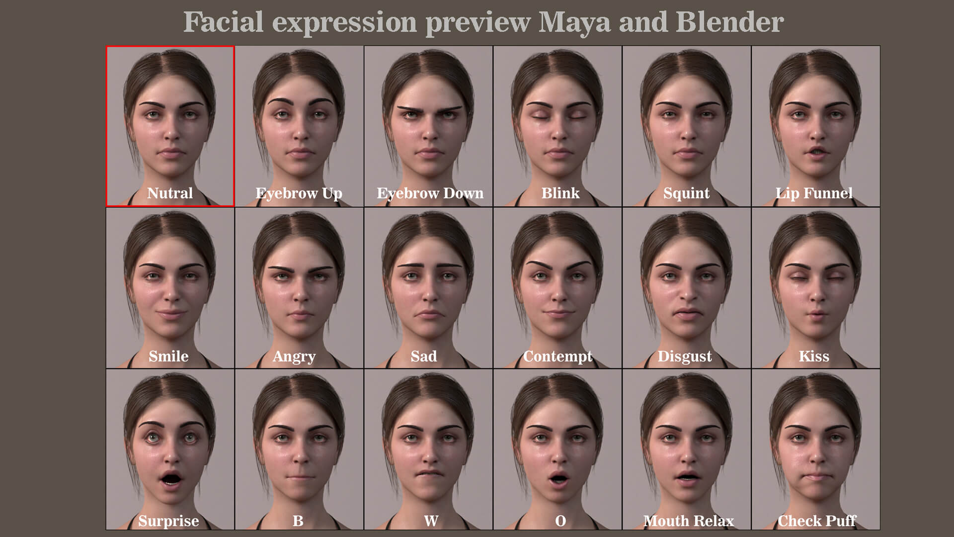 Female Base Model Pack by Pradipta