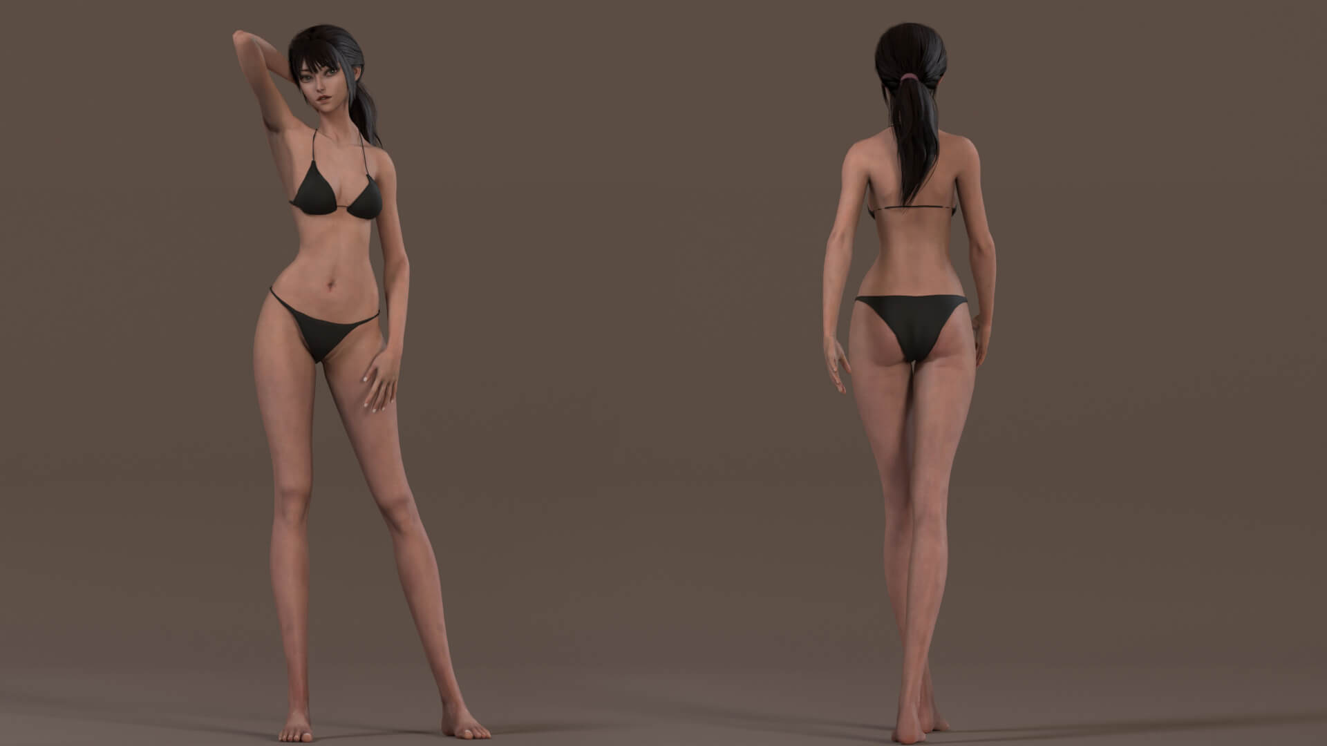 Female Base Model Rig by Pradipta