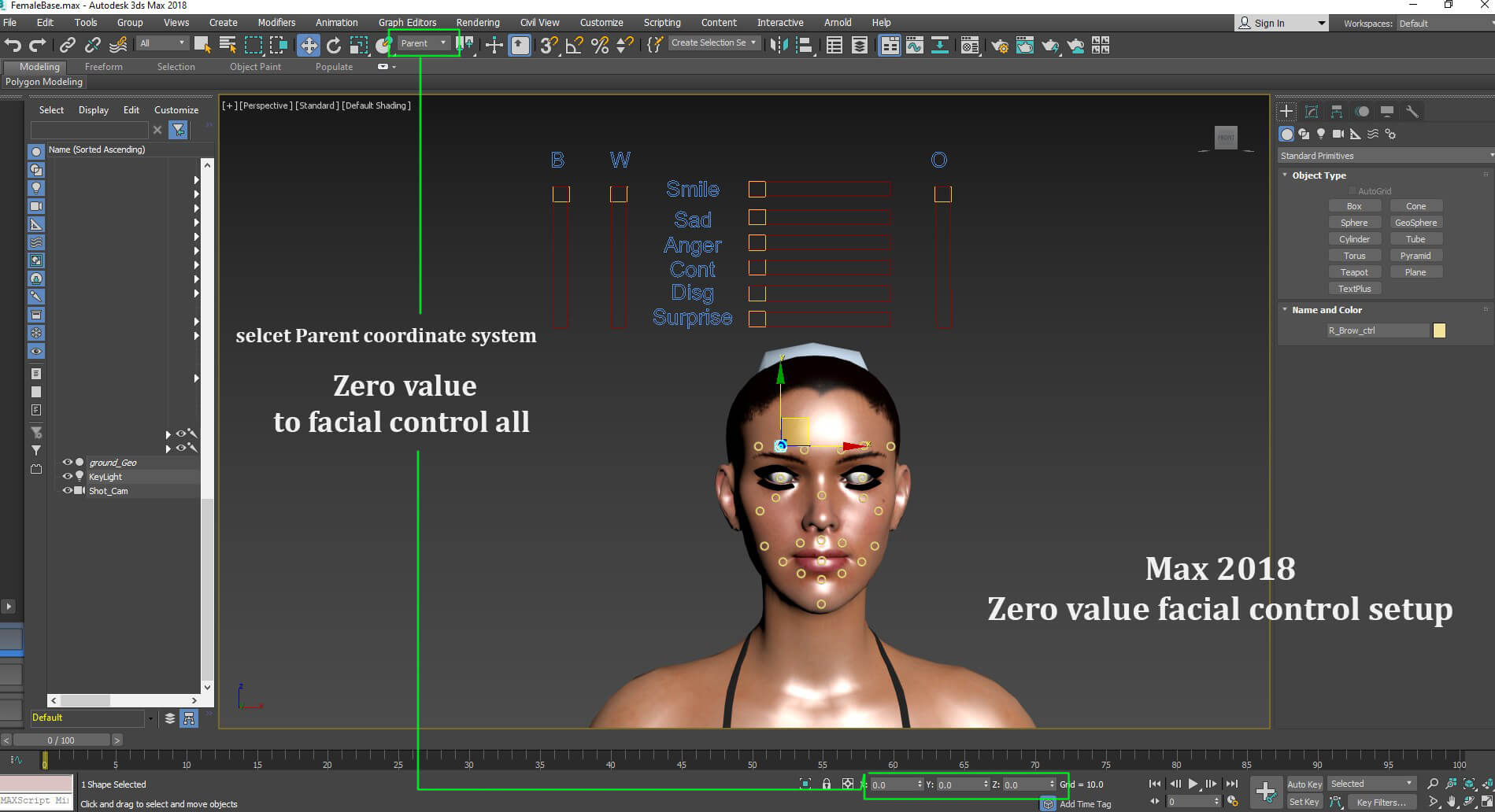 Female Base Rig - 3D Model by Pradipta