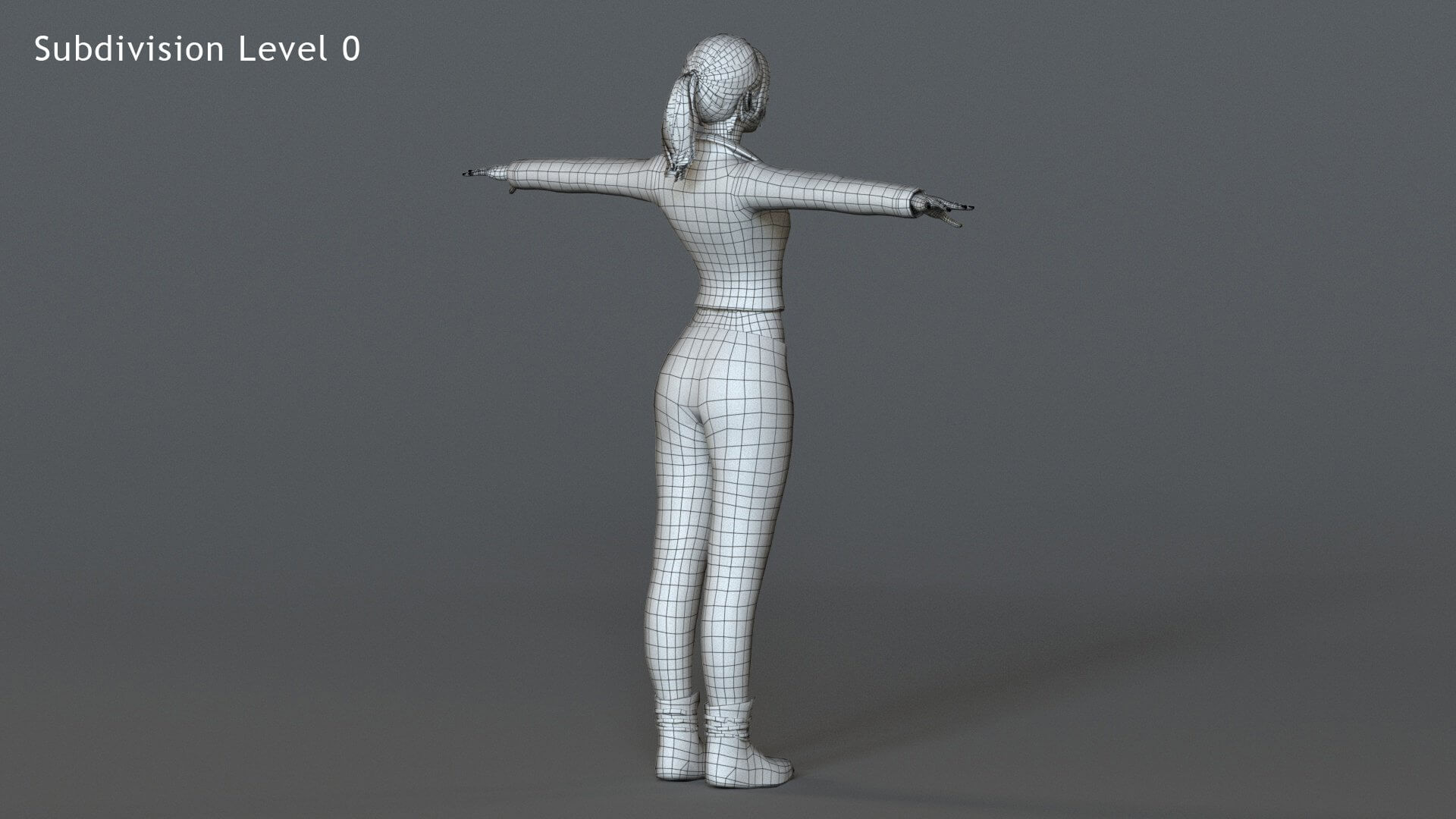 Female Base With Outfit - 3D Model by Pradipta