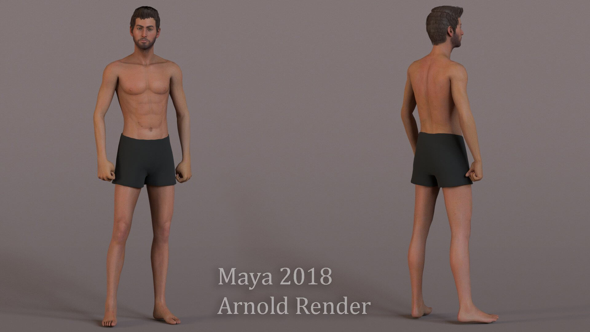 Female and Male Base - 3D Model by Pradipta