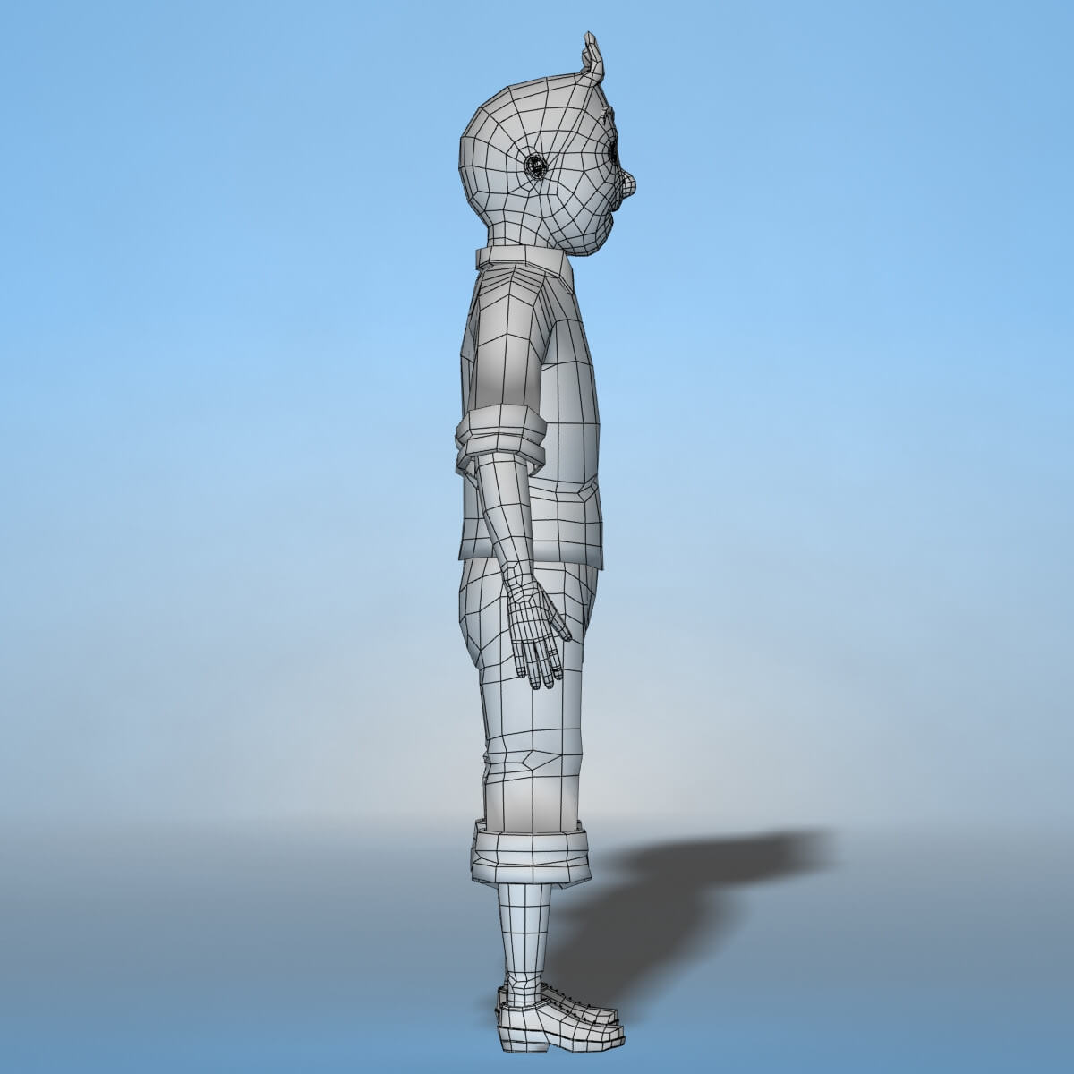 Haddock & Tintin - 3D Model by Pradipta