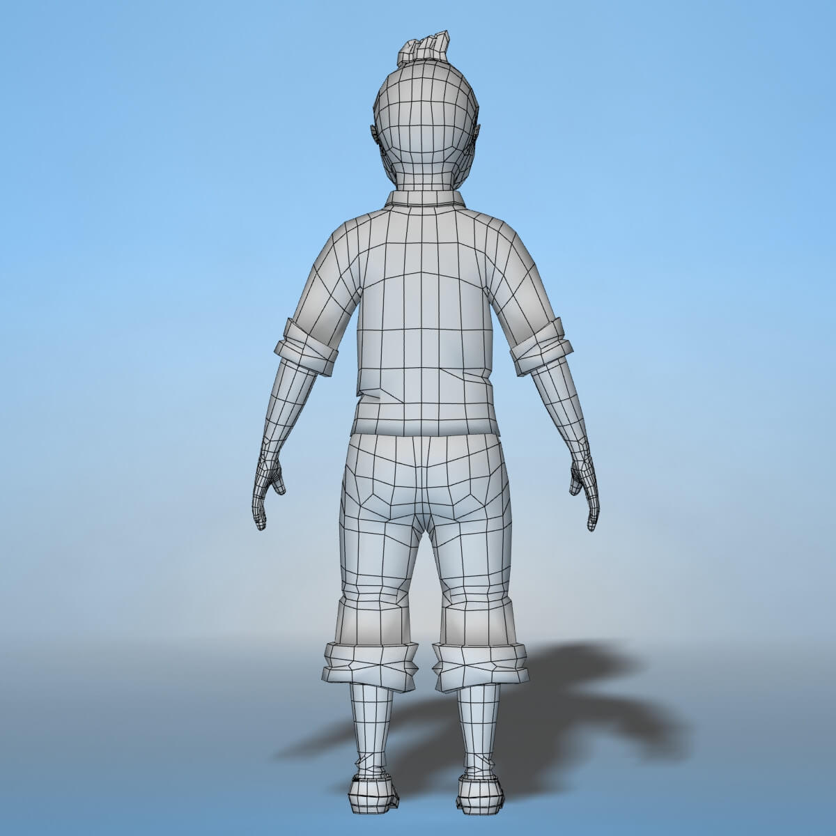 Haddock & Tintin - 3D Model by Pradipta