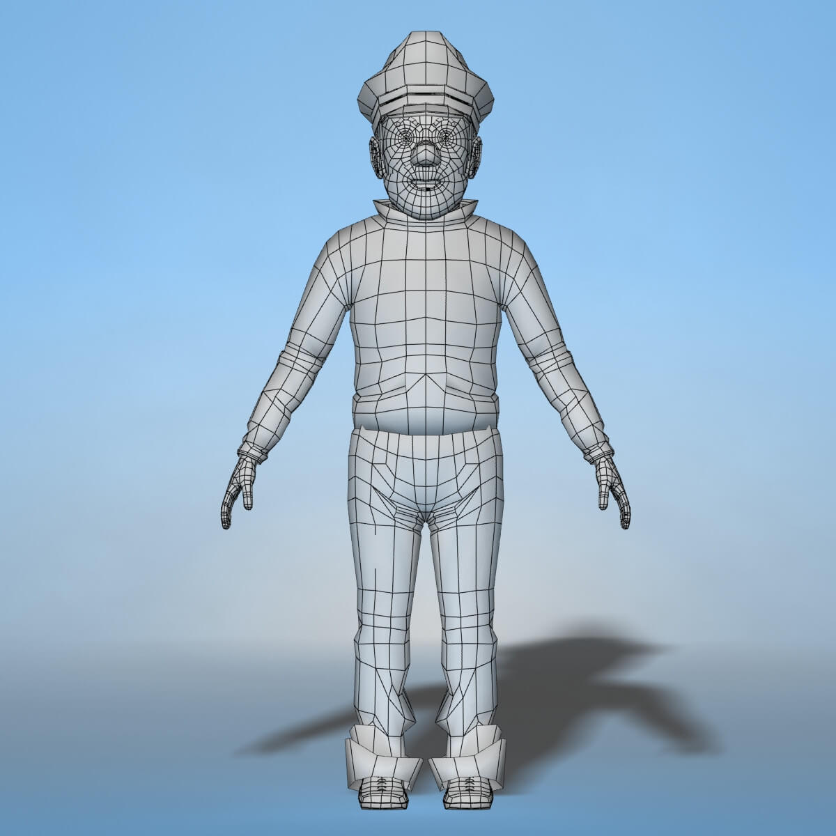 Haddock & Tintin - 3D Model by Pradipta