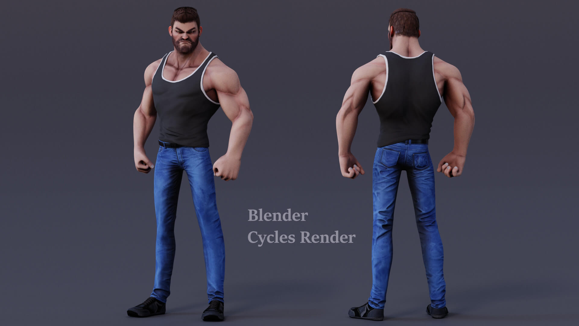 James Cartoon Man - 3D Model by Pradipta