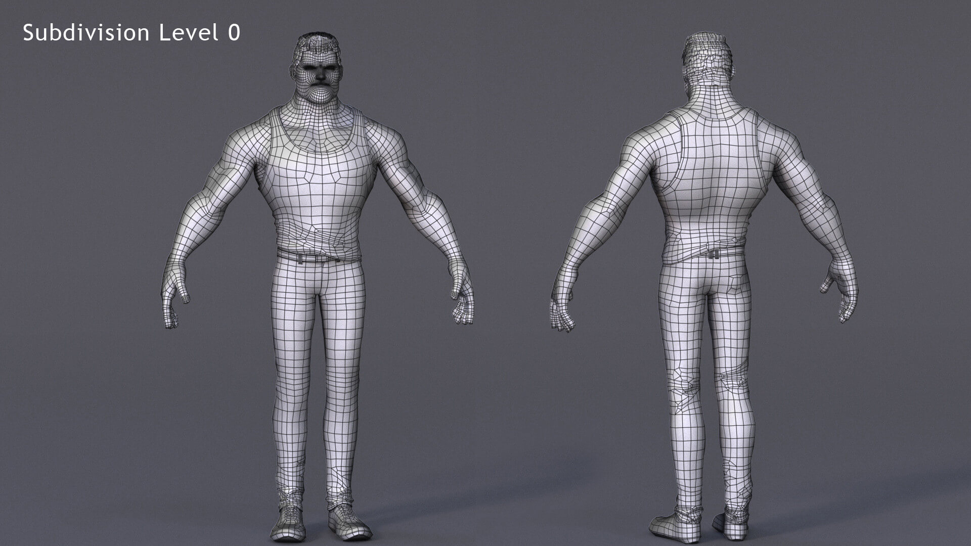 James Cartoon Man - 3D Model by Pradipta