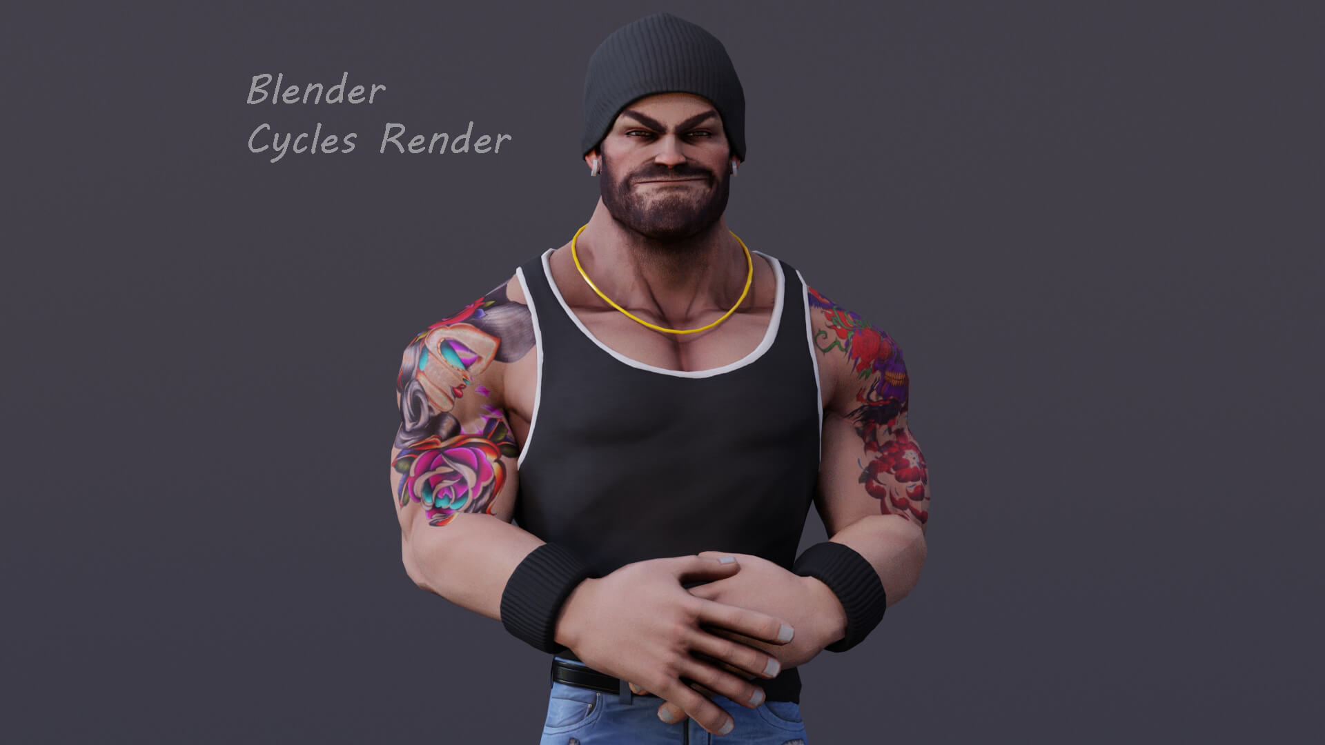 James Cartoon Rig V2 - 3D Model by Pradipta