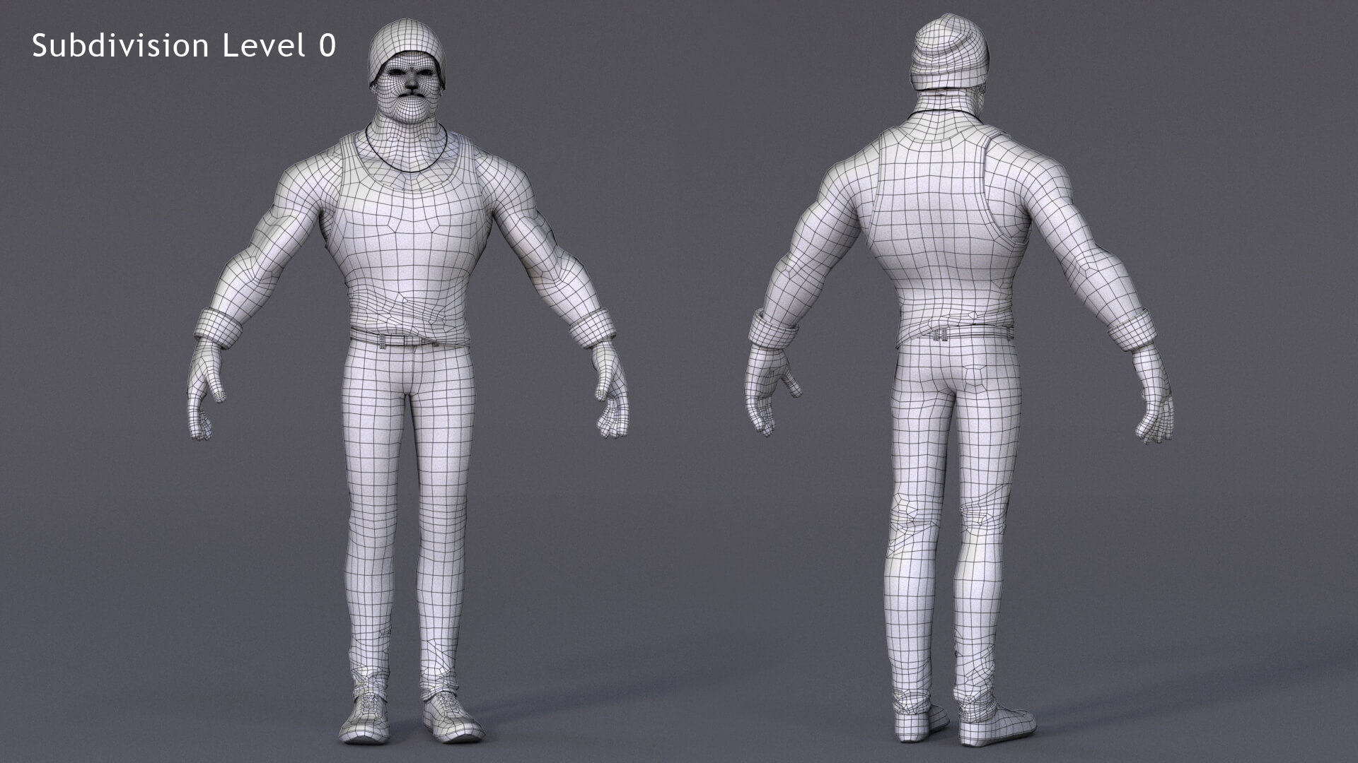 James Cartoon Rig V2 - 3D Model by Pradipta