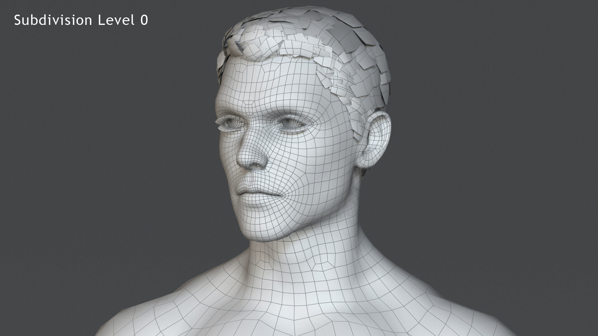 Male Base Character - 3D Model by Pradipta