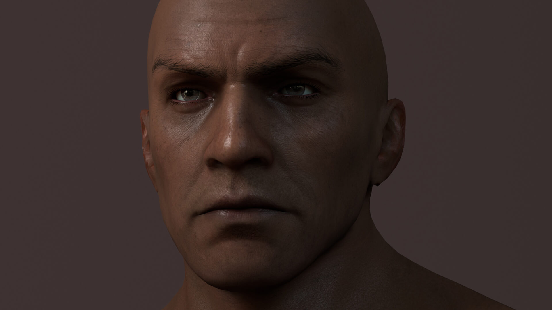 Male Base Muscle (Rig) - 3D Model by Pradipta