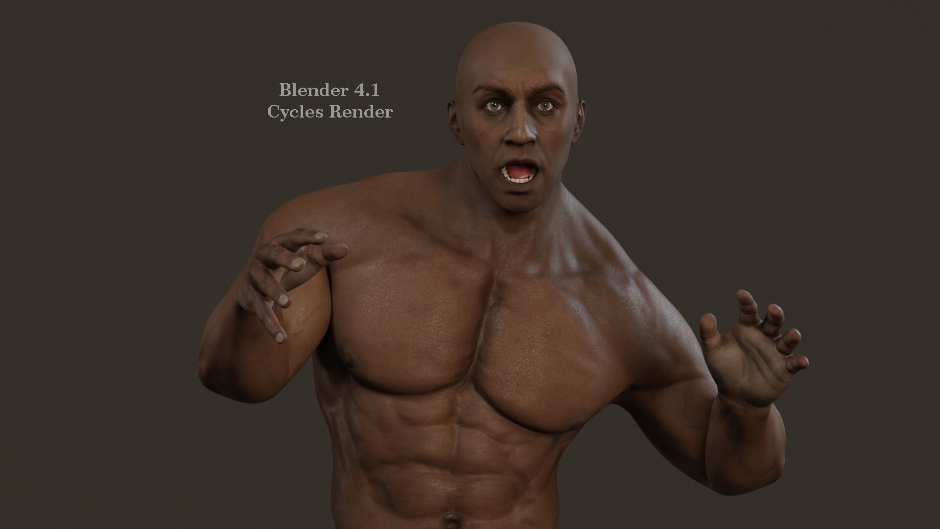 Male Base Muscle (Rig) - 3D Model by Pradipta