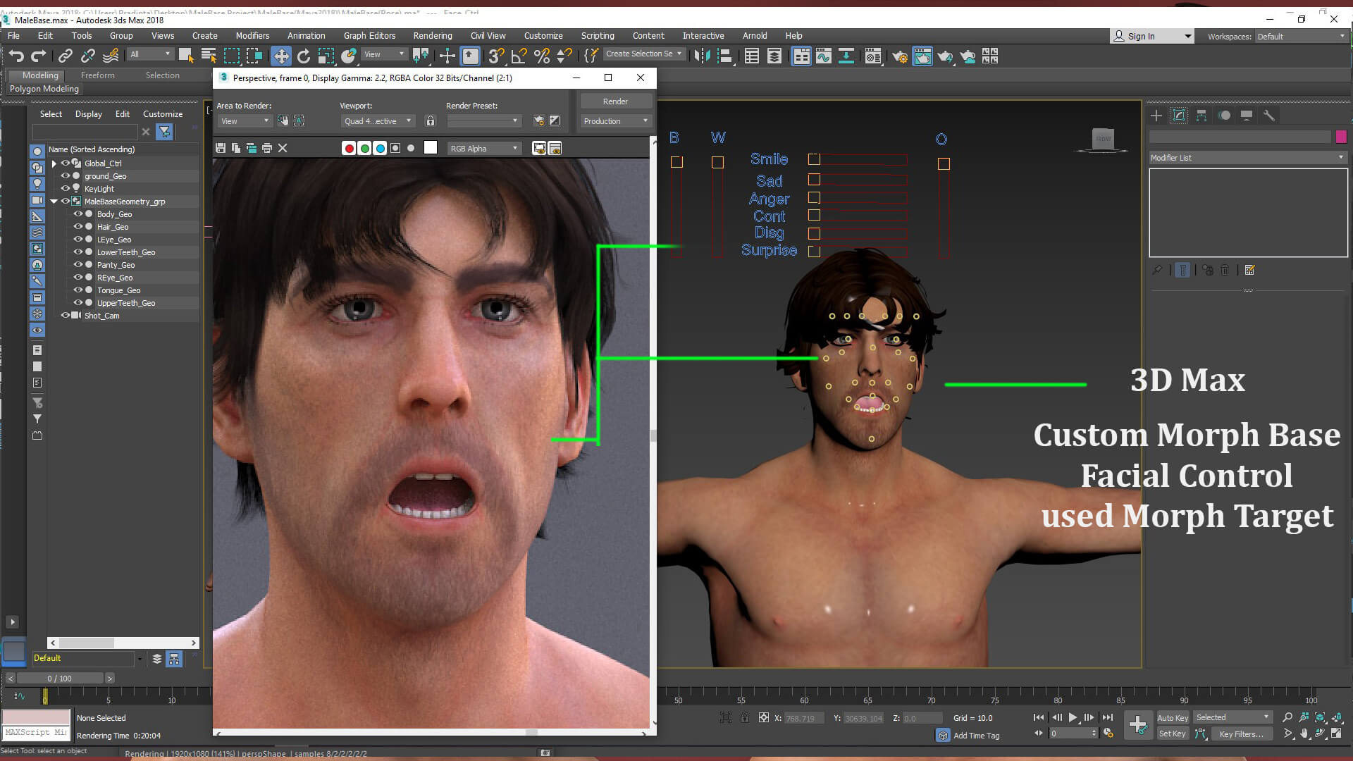 Male Base Rig - 3D Model by Pradipta