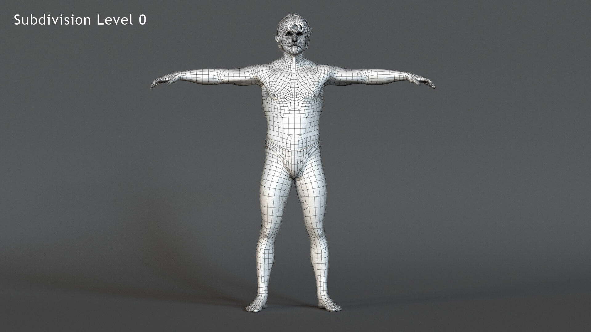 Male Base Rig - 3D Model by Pradipta