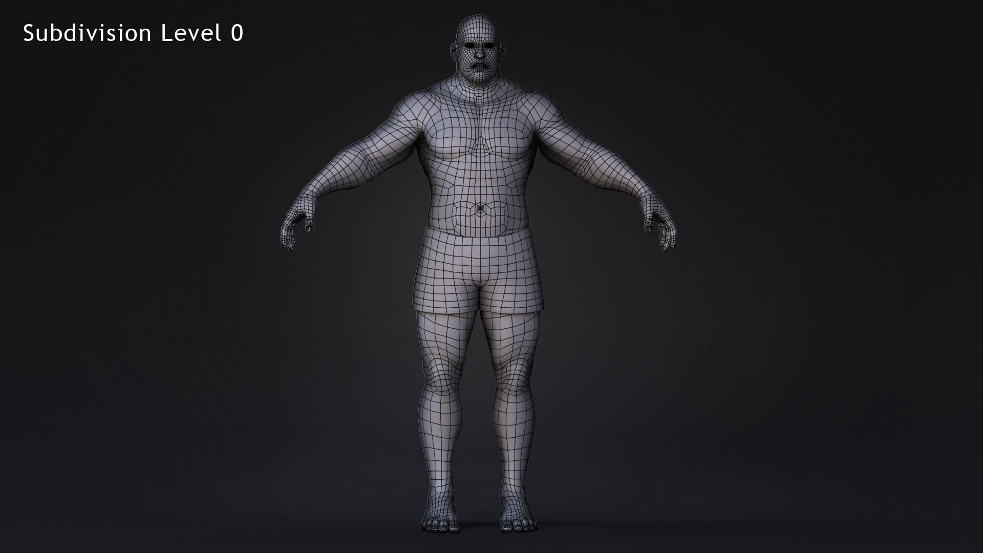 Male Base Three Rig Pack - 3D Model by Pradipta