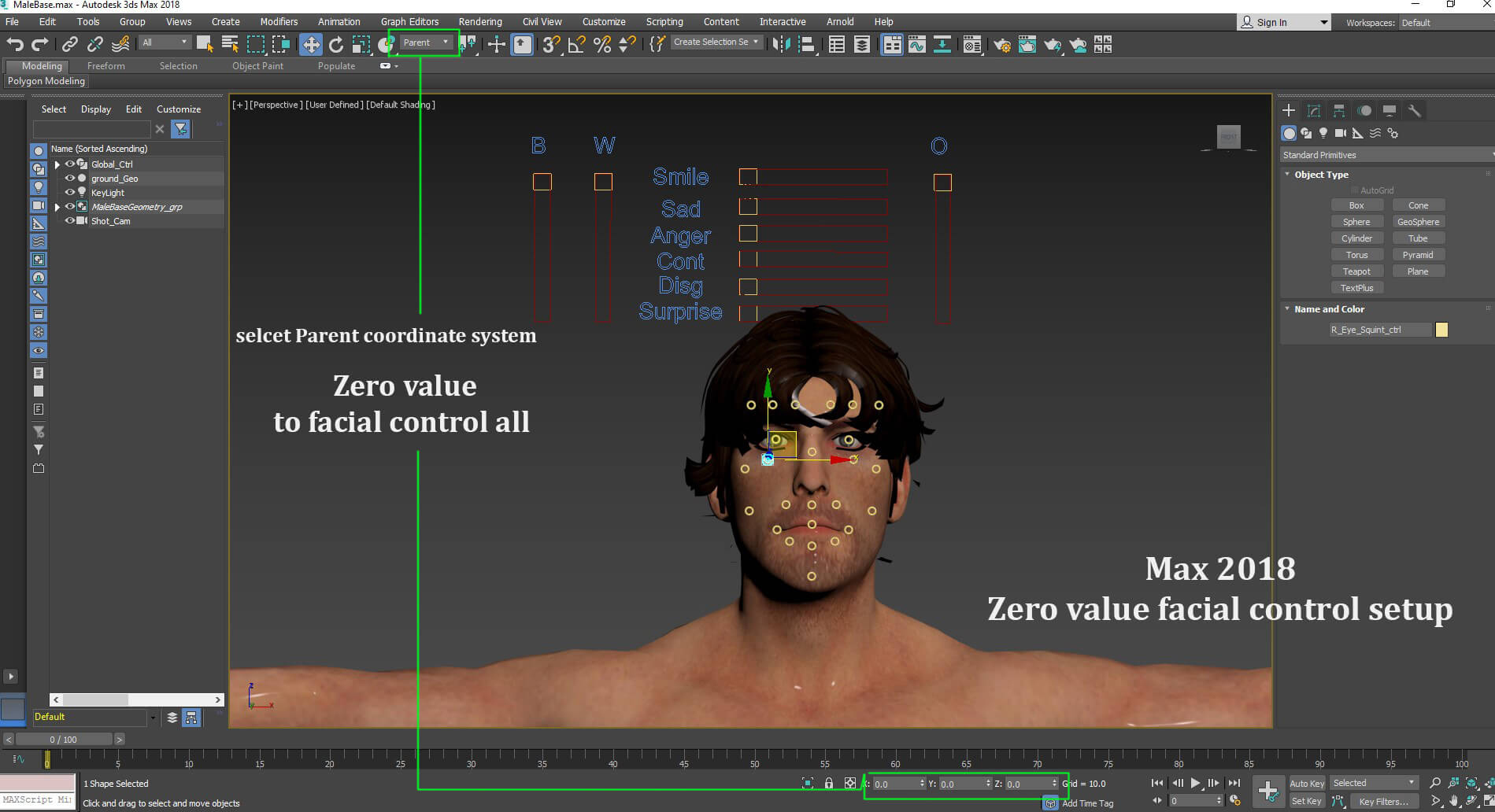 Male Female Base Rig - 3D Model by Pradipta